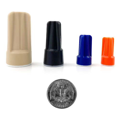 Black Silicone Filled Wire Nut : 18AWG-10AWG – Connector Kings